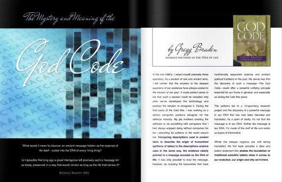 The God Code - Message Encoded as the DNA of Life » Gregg Braden